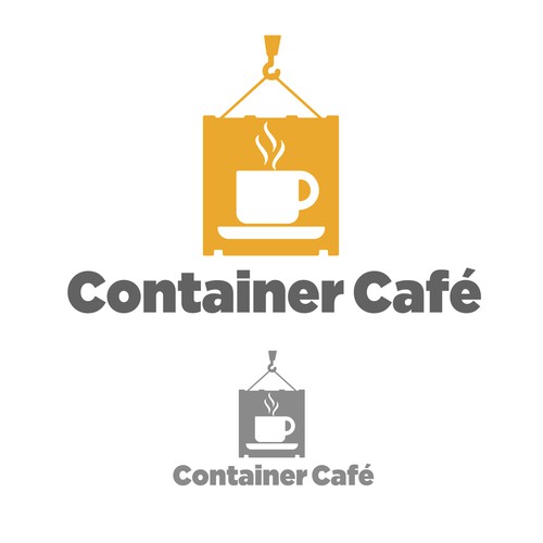 Create a branding package for a converted shipping container cafe ...