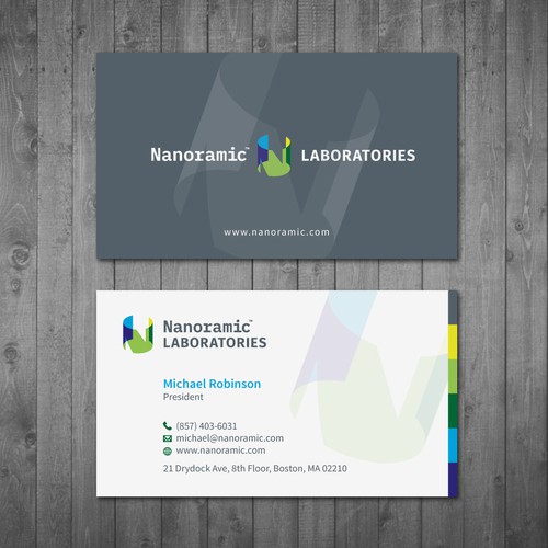 Business card for emerging nanotechnology company | Business card contest