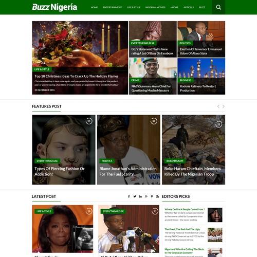 Create an Eye Catching Wordpress Theme Design For a News Blog ...