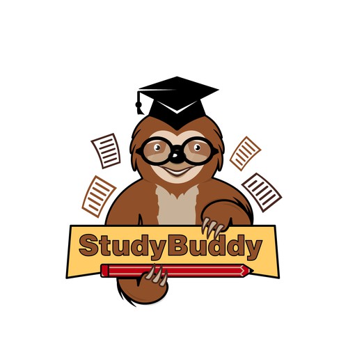 Study Buddy (HAS TO HAVE A SLOTH IN THE LOGO AND PROMOTE THE FUN SIDE ...