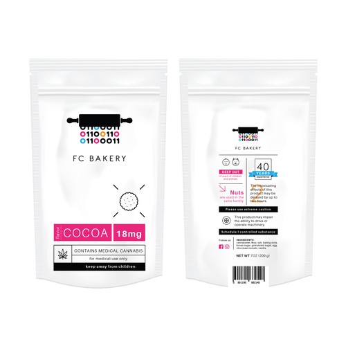 Create a professional food label for an innovative bakery. | Product ...