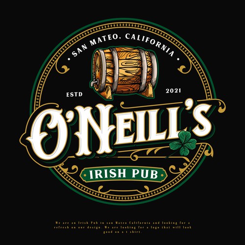 Designs | Looking for refreshed and redesigned logo for our Irish Pub ...