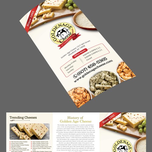 Create Brochure for Cheese Company | Brochure contest