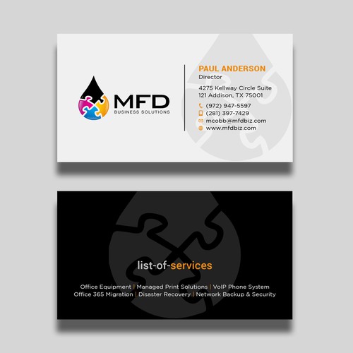 Designs | MFD Business Card | Logo & business card contest