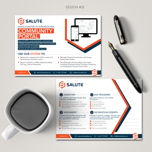 Designs | Design a postcard advertisement for an innovative safety ...