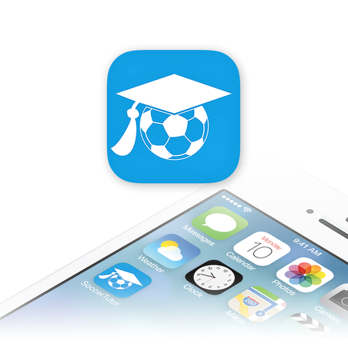 Soccer coaching App icon design | Icon or button contest
