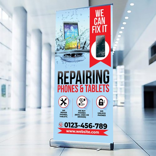 Designs | Phone Repair Poster | Poster contest