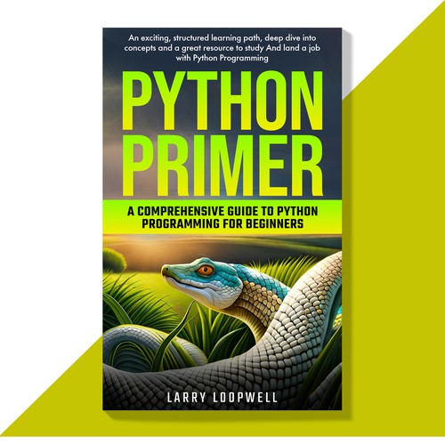 Designs | Python Programming For Beginners Book Cover | Book cover contest
