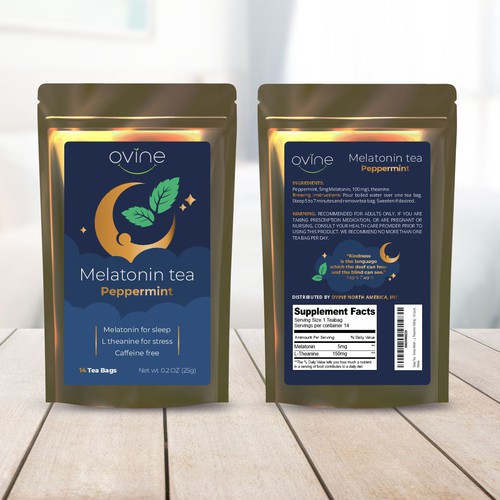 Designs | +$100. Design for a peppermint sleep tea package | Product ...