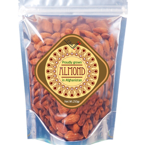 Packaging Label for Afghan Almonds from ZiBA Foods | Product label contest