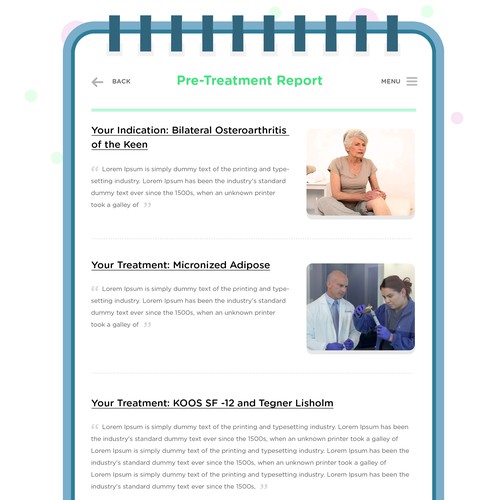 Design a Modern, Engaging "Patient Passport" for our Clinical Software ...