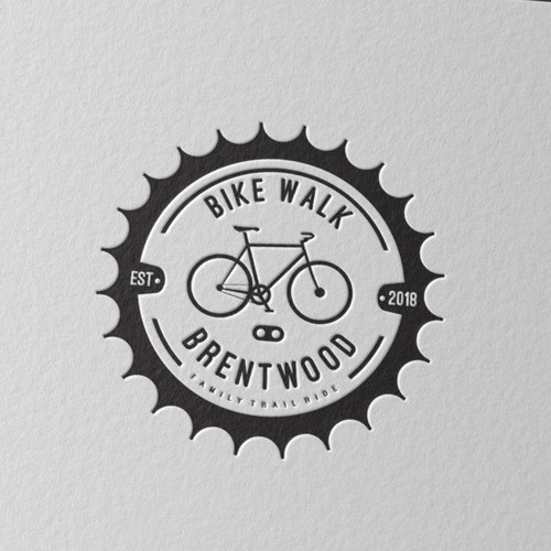 Bike Walk Brentwood family bike ride | Logo design contest