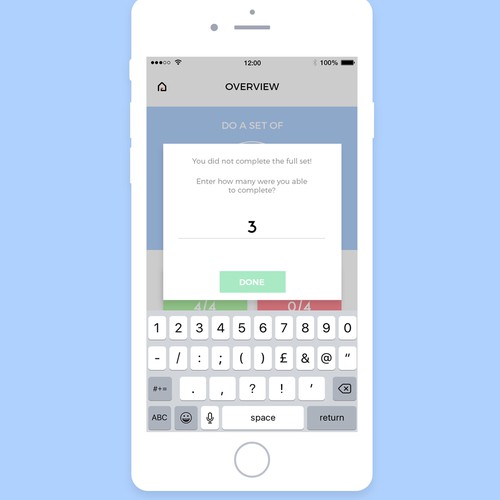 Create a simple, beautiful UI for a Push-Up fitness app | App design ...