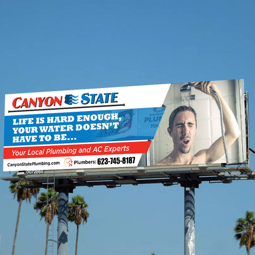 Designs | Fun Billboard Project For Plumbing Company! ~ Get Creative ...