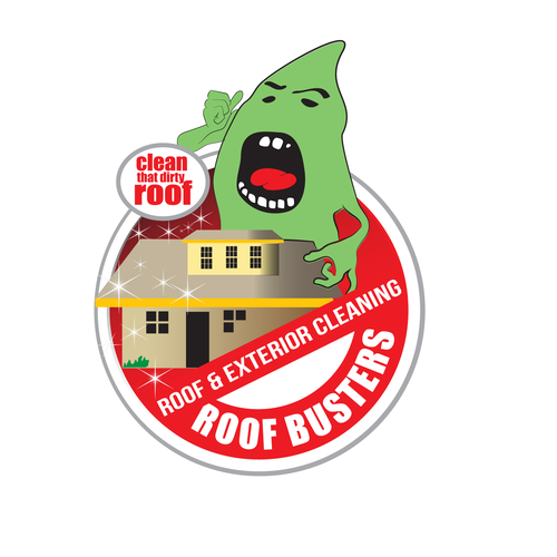 Designs | Roof Busters - Roof and Exterior Cleaning logo with a Ghost ...