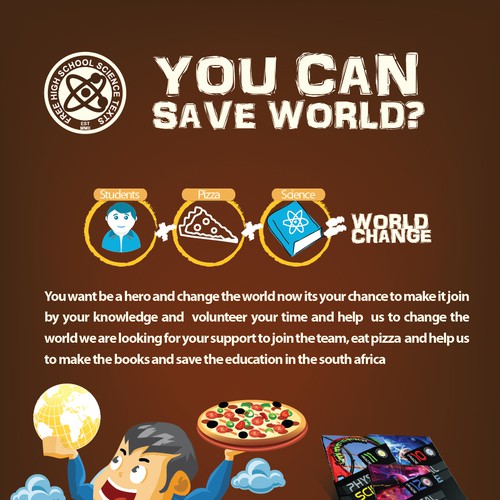 Poster design to attract student volunteers to collaborate. | Print or ...