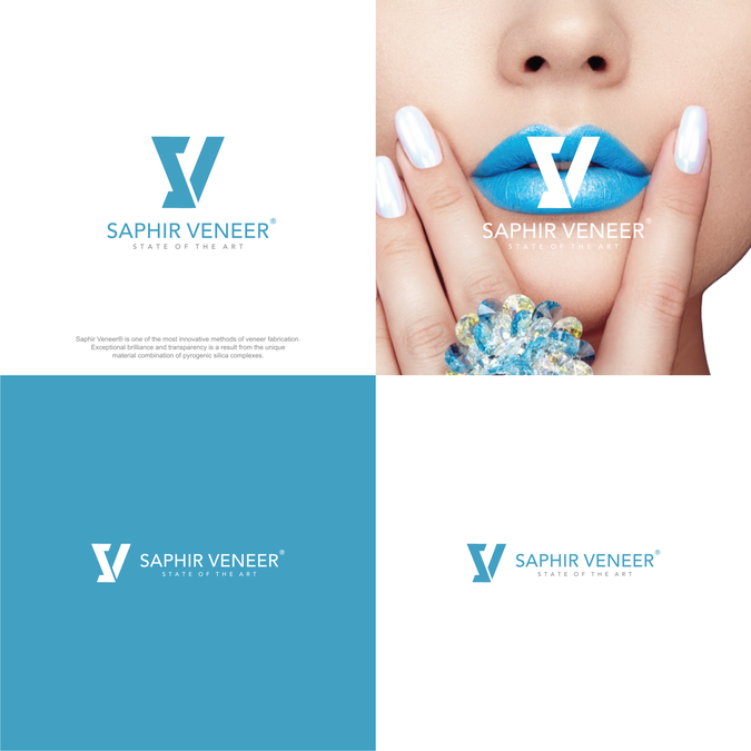 I need an fresh and clean Logo for a new dental Veneer - Saphir Veneer ...