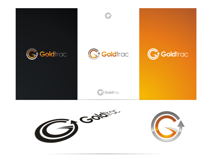 gold tracking logo | Logo design contest