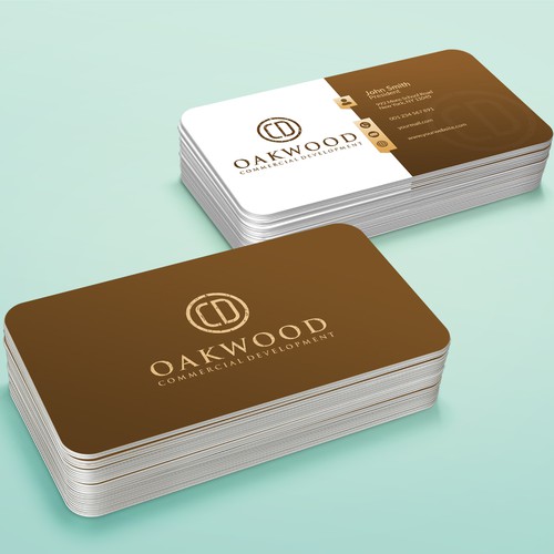 Oakwood CD business cards | Business card contest