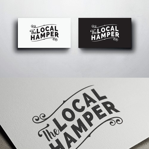 Rustic themed logo for new hamper company The Local Hamper | Logo ...