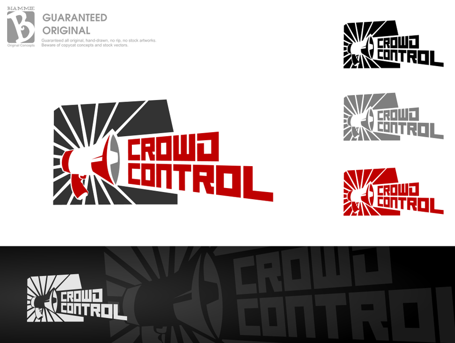 Crowd Control! - logo for marketing package/product | Concours ...