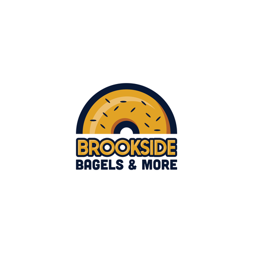 Make the bagel shop come alive for Brookside Bagels & More | Logo ...