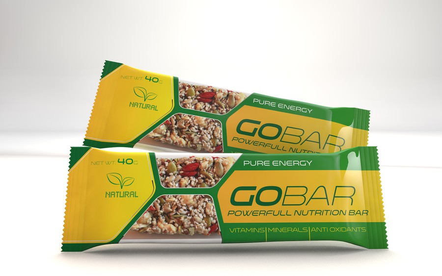 Create a super, great tasting energy bar pack design | Product ...