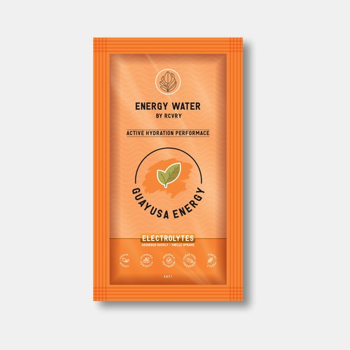 Designs | Energy water powder Sachets | Illustration or graphics contest