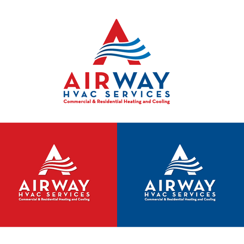 Design a logo for new heating and air company - AirWay!! | Logo design ...