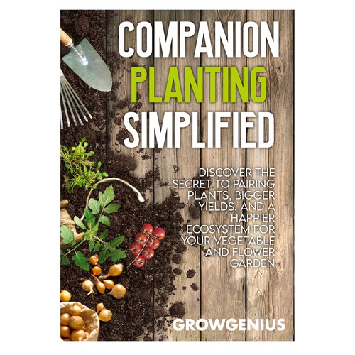 Designs | Companion planting book cover that grabs attention and ...