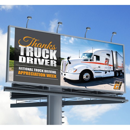 Banner for National Truck Driver Appreciation Week | Signage contest
