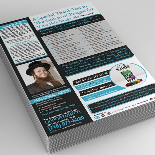 Full Page Content/Text Based Advert for Newspaper/Magazine | Postcard ...