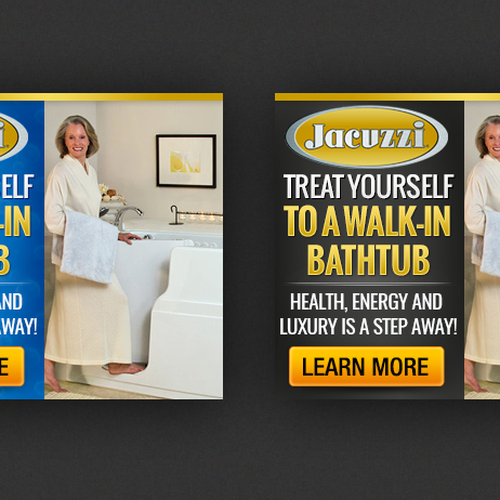 Designs | Jacuzzi Walk In Bathtub Banner Ads | Banner ad contest