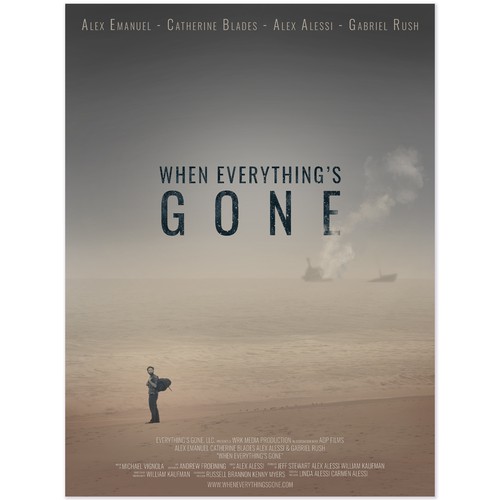 Designs | When Everything's Gone Movie Poster Design | Poster contest