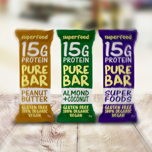 Health/Protein bar packaging/branding design | Product packaging contest