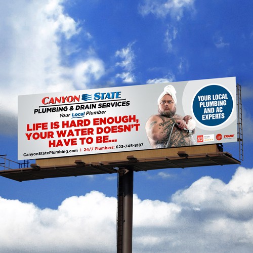 Designs | Fun Billboard Project For Plumbing Company! ~ Get Creative ...