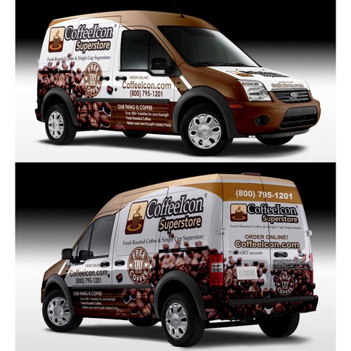 Create a Great Looking Vehicle Wrap Design for CoffeeIcon Supestore ...