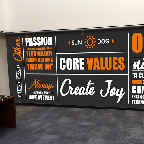 Designs | Core Value Wall | Other business or advertising contest