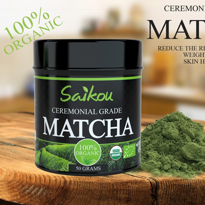 Create matcha green tea labels for new brand | Product label contest