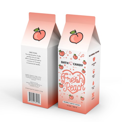 Designs | FUN Colorful Bubble Bath Milk Carton Design for Mass Retailer ...