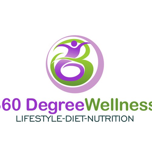 logo for 360 degree wellness | Logo design contest