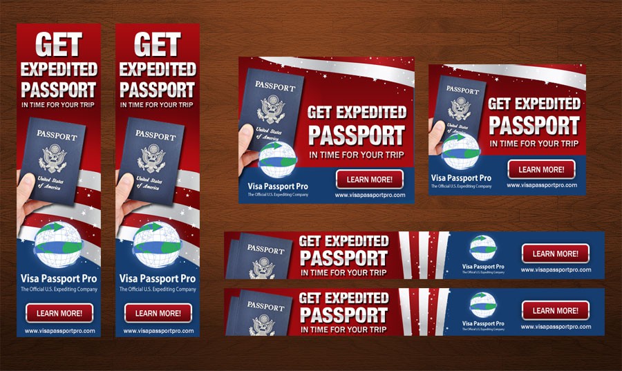 Create the next banner ad for Visa Passport Pro | Banner ad contest
