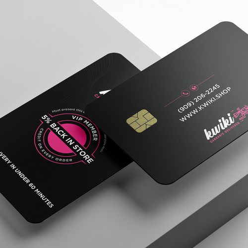 Designs | VIP membership card for a cannabis delivery service ...