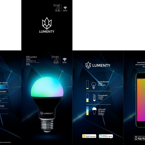 Designs | We need to create a sophisticated package for smart lamps ...