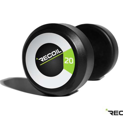 Dumbbell-design for Recoil | Product label contest