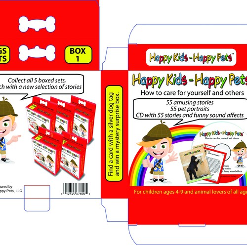 Design a kid-friendly 3-dimensional box for collectible cards | Product ...