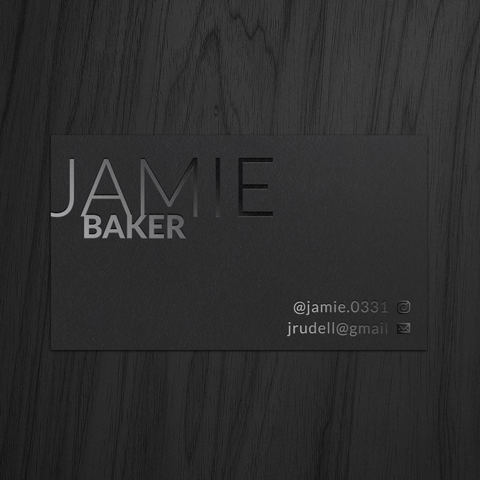Minimal/Edgy Personal Business Cards | Business card contest