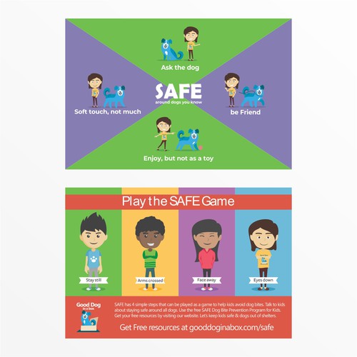 Help Make Dog Bite Prevention Fun for Kids | Postcard, flyer or print ...