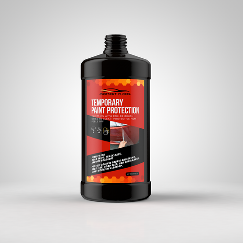 Label for breakthrough paint protection for auto industry | Product ...
