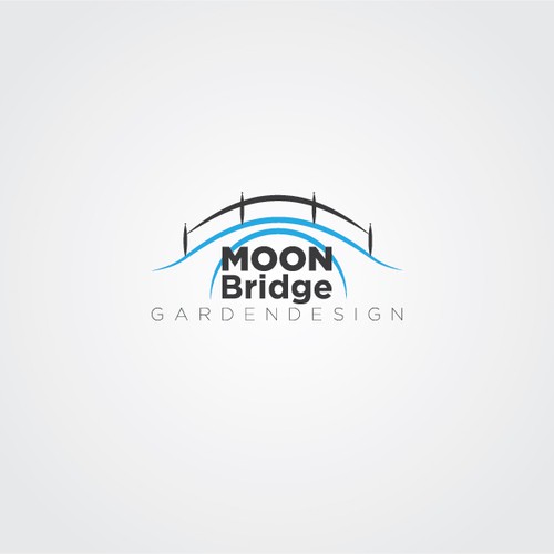 logo for Moon Bridge Garden Design | Logo design contest